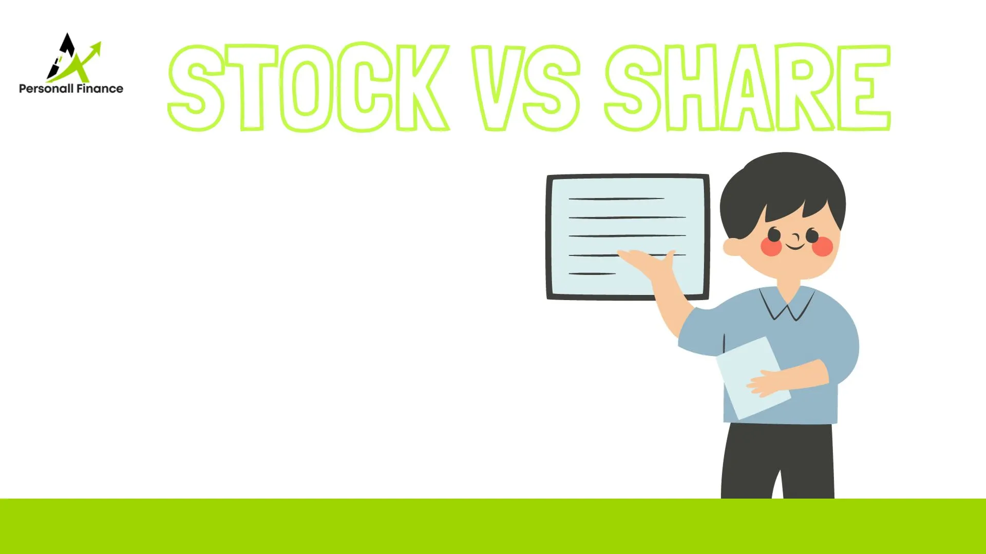 Difference between stock market and share market
